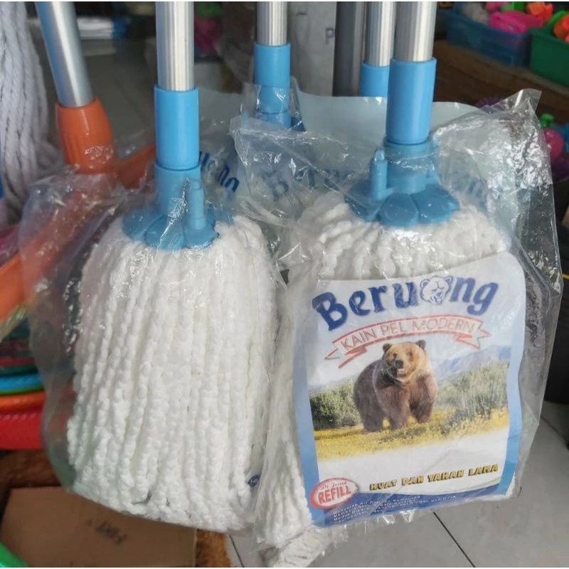 Jual pel lantai beruang bulat microfiber | Shopee Indonesia