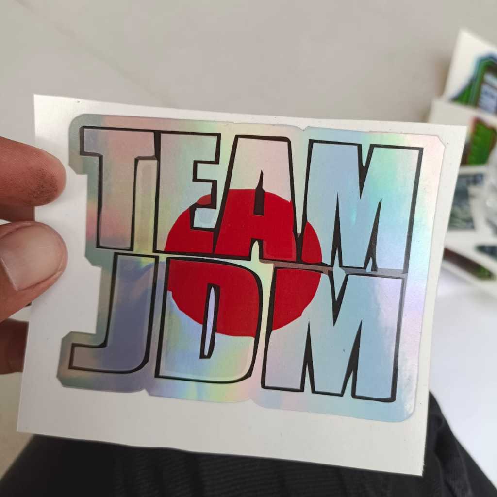 Jual sticker JDM custom hologram | Shopee Indonesia