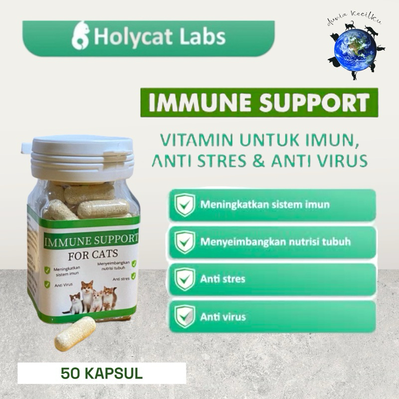 Jual Immune Support For Cats - Vitamin Booster Daya Tahan Tubuh Kucing ...