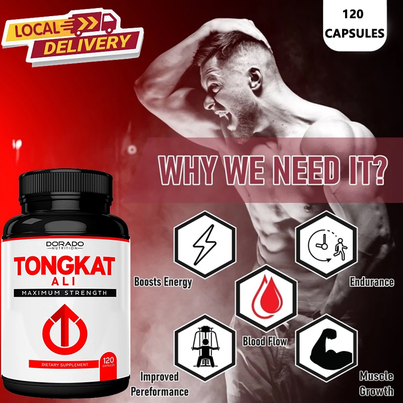 Jual Tongkat Ali for Men, Tongkat Ali Extract, (120 Capsules ...