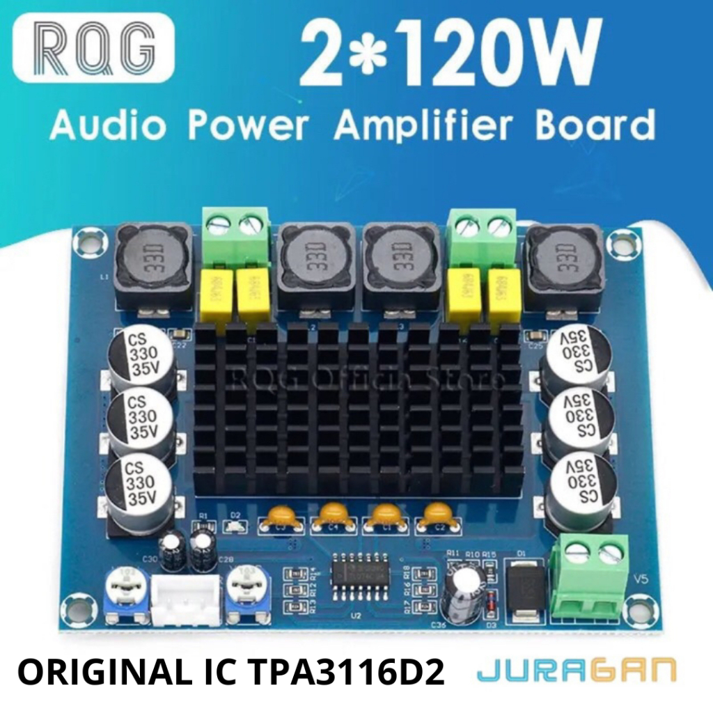 Jual TPA3116D2 2 x 120W Dual-channel Stereo High Power Digital Audio ...