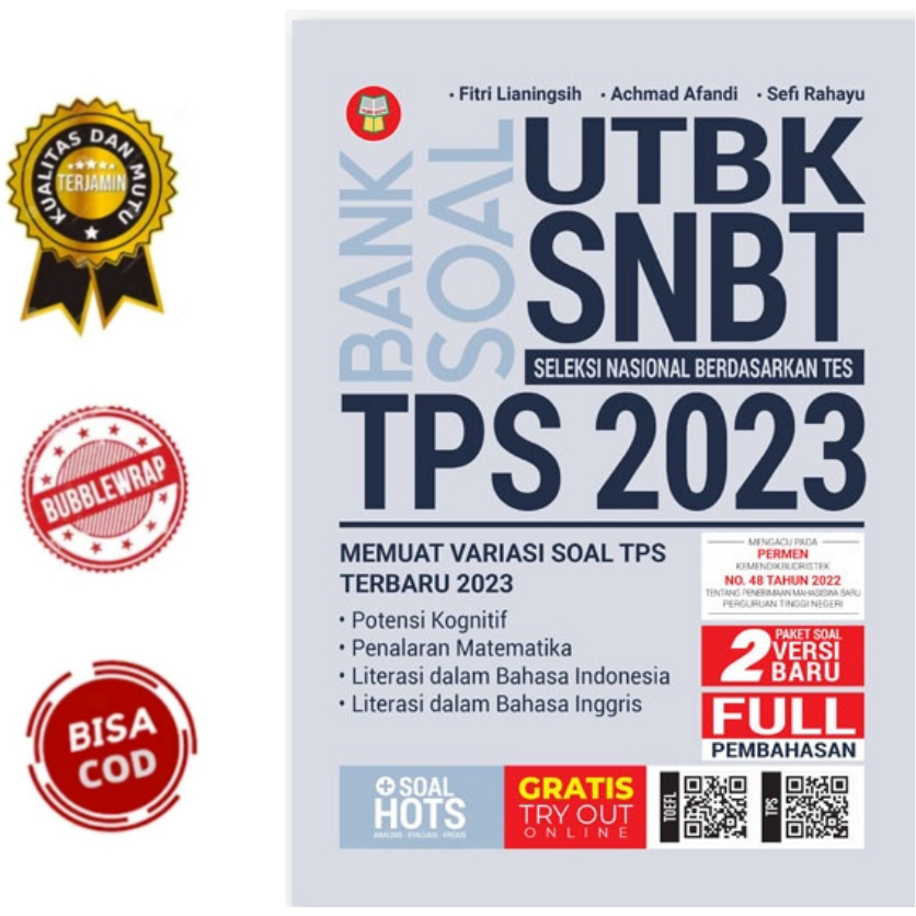 Jual Buku Bank Soal Utbk Snbt Tps 2023 Shopee Indonesia