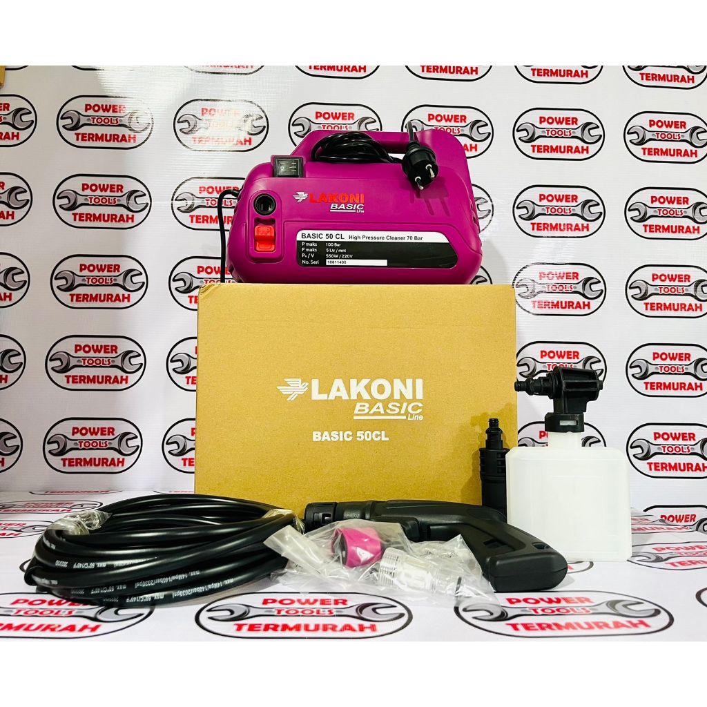 Jual Mesin JET CLEANER 70 bar BASIC 50CL LAKONI High Pressure Washer ...