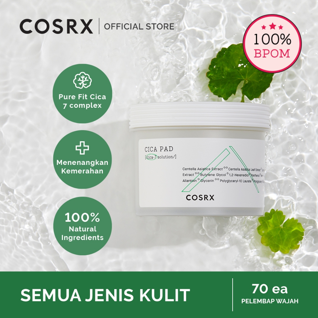 Jual COSRX Pure Fit Cica Pad, Size 150 ml Skincare | Shopee Indonesia