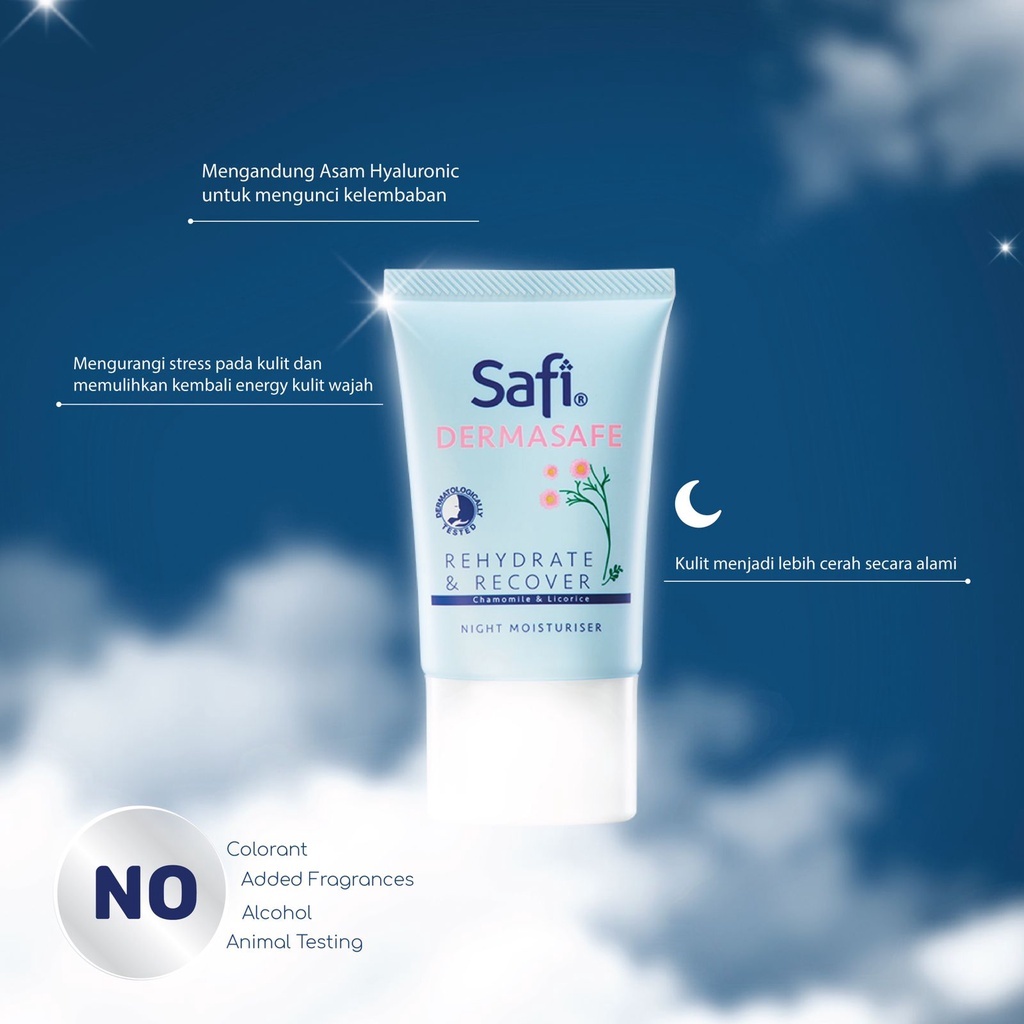 Jual SAFI DERMASAFE Booster Mist | Gel and Mousse Cleanser | Day and ...