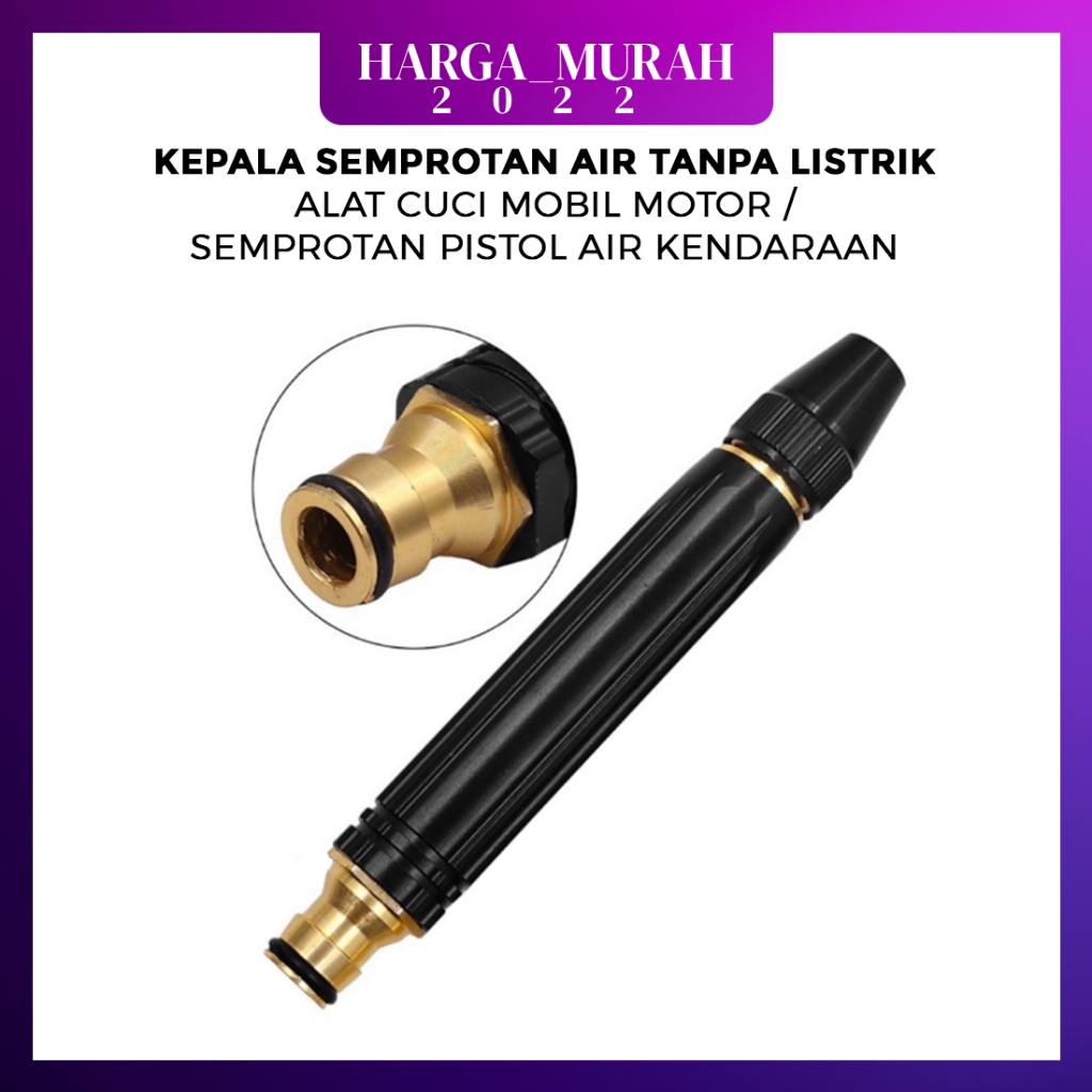 Jual KEPALA SEMPROTAN AIR TANPA LISTRIK ALAT CUCI MOBIL MOTOR/SEMPROTAN ...