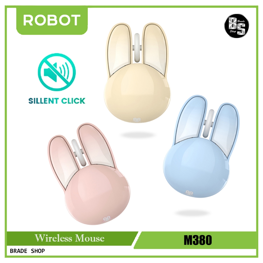 Jual Mouse Wireless Robot Karakter M380 M230 Silent Key Cherry Scroll ...