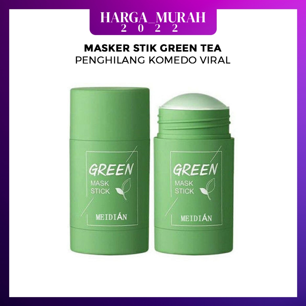 Jual MASKER GREEN TEA STICK PENGHILANG KOMEDO VIRAL 40 GR | Shopee ...