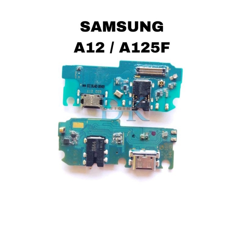 Jual Papan Cas Samsung A12 A125F Ori 100℅ iC Pcb Board Mic Konektor ...
