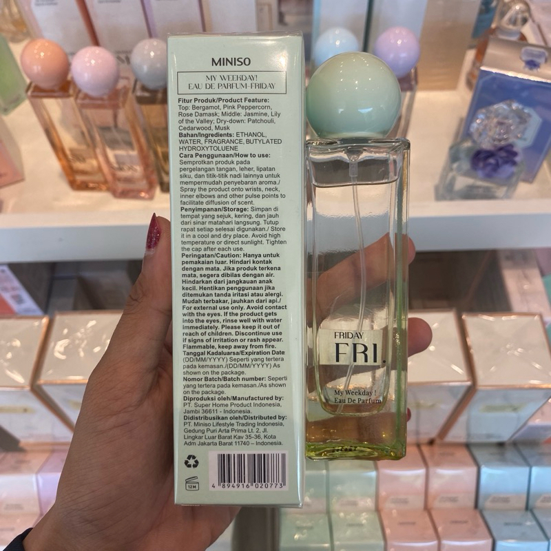 Jual My Weekend Eau De Parfum Miniso 50ml / Parfume Unisex miniso ...
