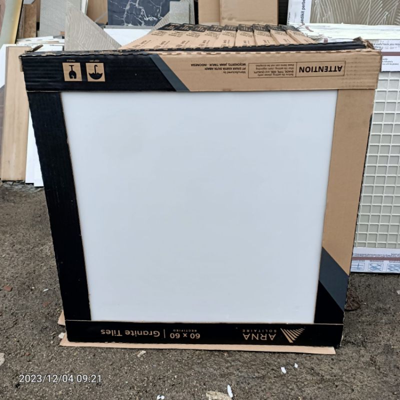 Jual Granit Lantai 60x60 arna putih kilap Nusantara white kualitas 1 ...