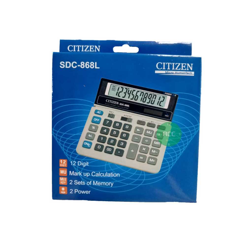 Jual Kalkulator Citizen SDC-868L | Shopee Indonesia