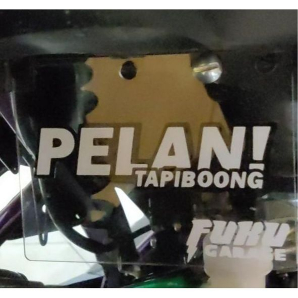 Jual Cutting Stiker Motor Racing PELAN! TAPI BOONG Variasi Motor,Helm ...