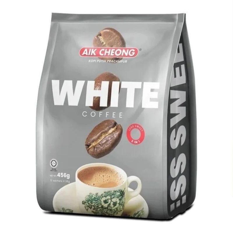 Jual AIK CHEONG White Coffee Less Sweet 3in1 - 1 Sachet (38 gr ...
