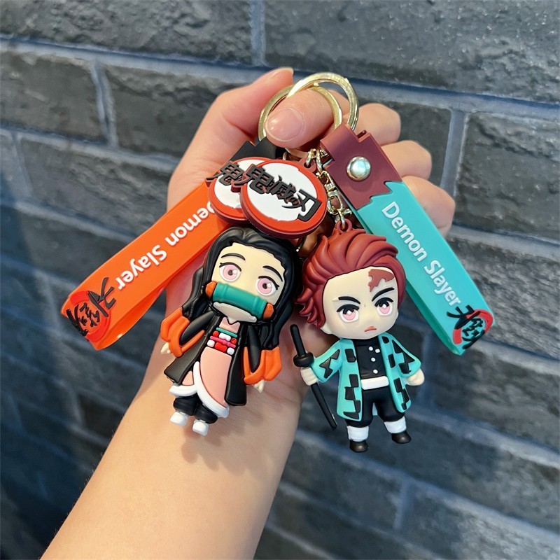 Jual Gantungan Kunci Demon Slayer New Keychain Anime Tanjiro Nezuro ...