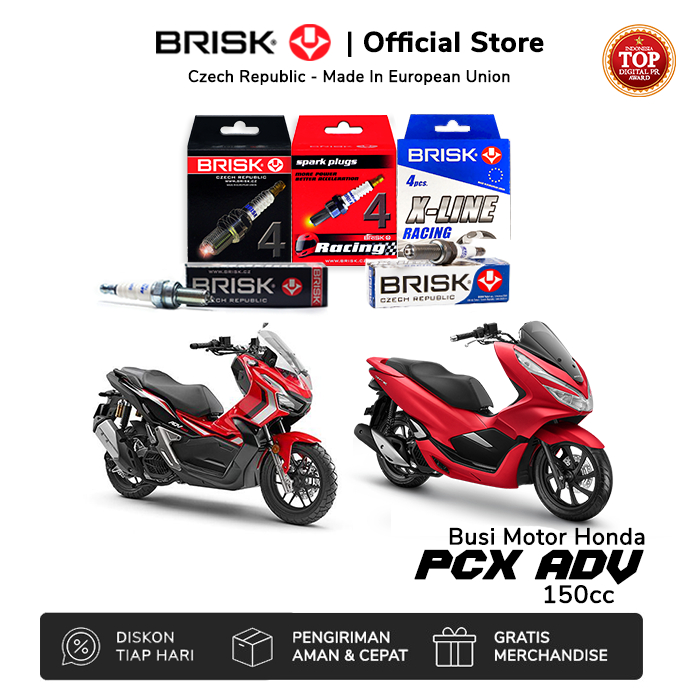 Jual Busi Motor Honda PCX ADV 150 BRISK | Shopee Indonesia