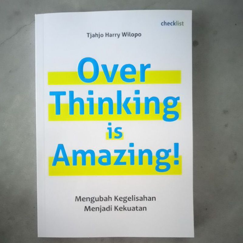 Jual Buku Over Thinking is Amazing -Checklist- | Shopee Indonesia