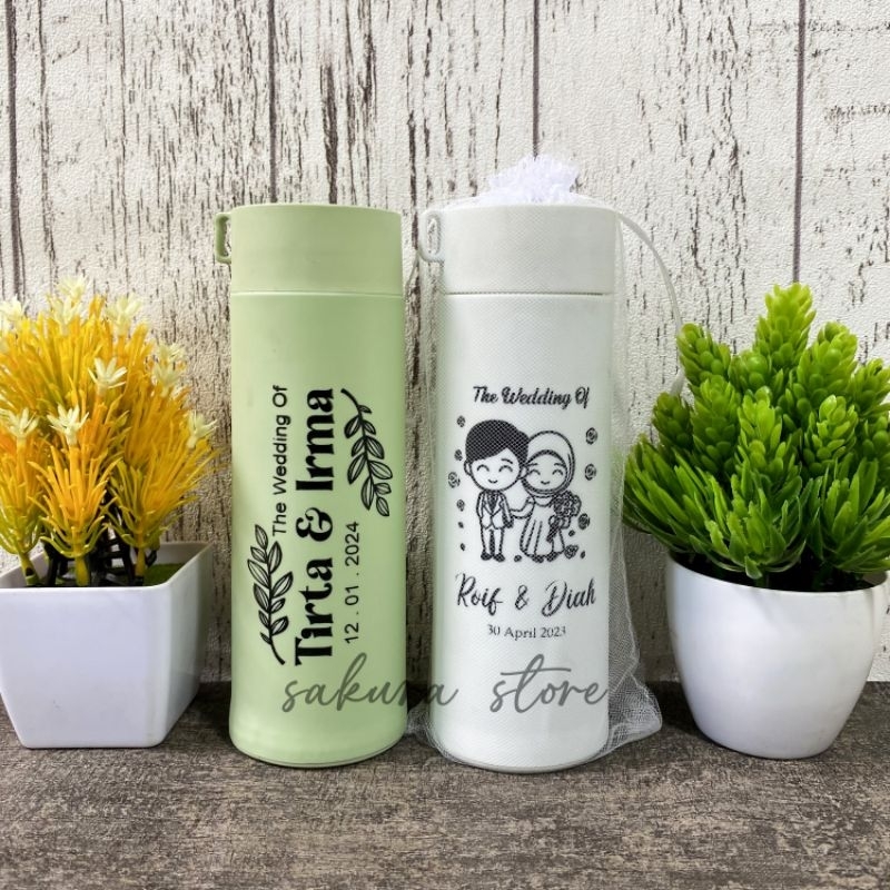 Jual Souvenir Botol Tumbler Kaktus Sablon Custom Kemasan Tile ...