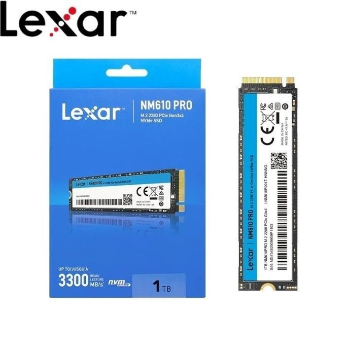 Jual Lexar SSD NM610 Pro 1TB / 2TB M.2 NVMe PCIe Gen 3x4 | Shopee Indonesia