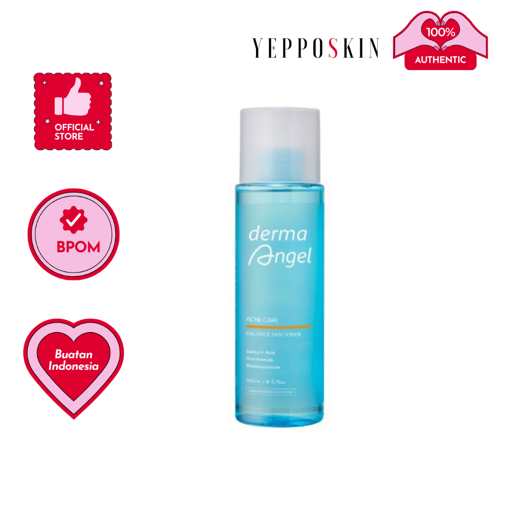 Jual Derma Angel Toner Acne Care Balance Skin 200ml | Shopee Indonesia