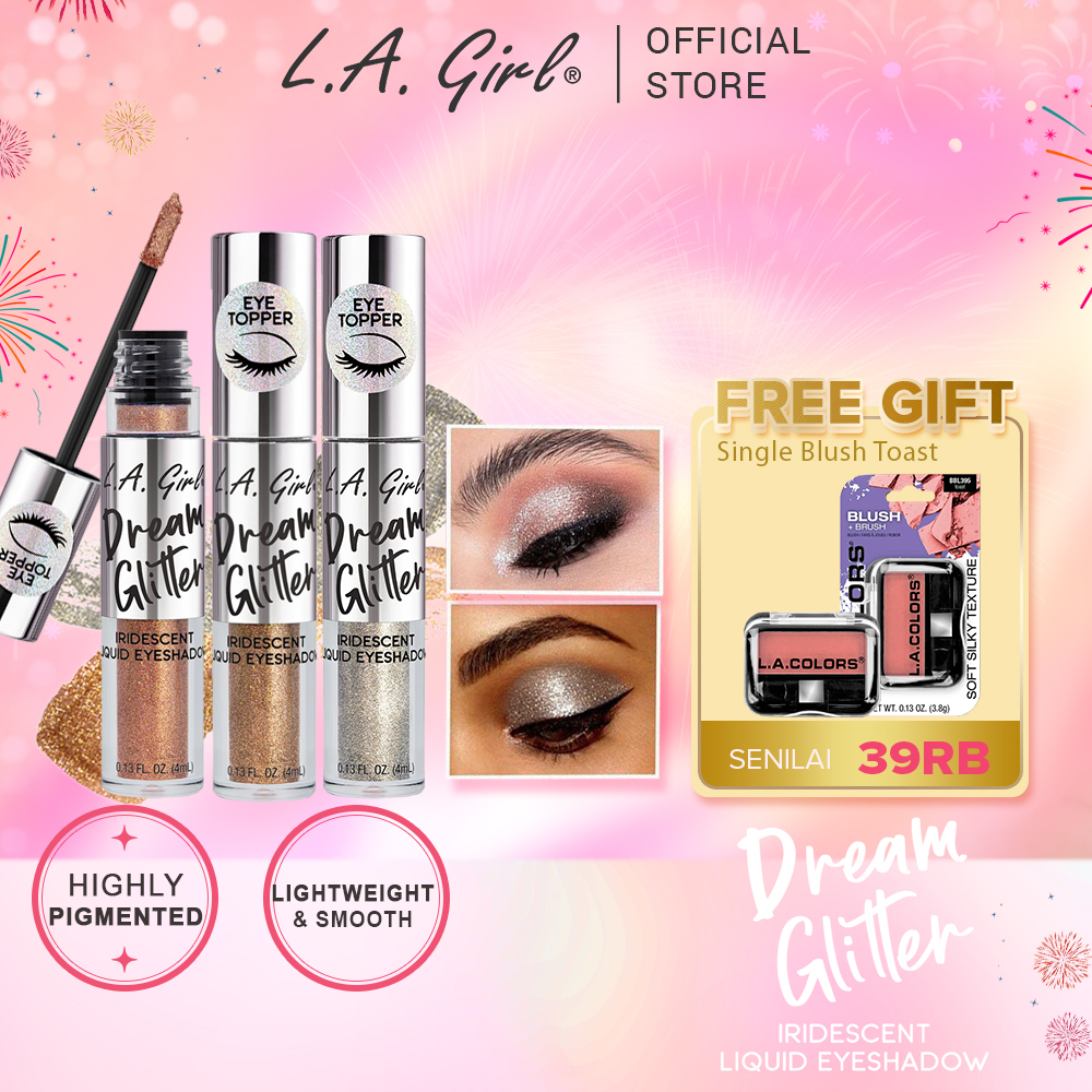 Jual LA Girl Dream Glitter Liquid Eyeshadow | Shopee Indonesia