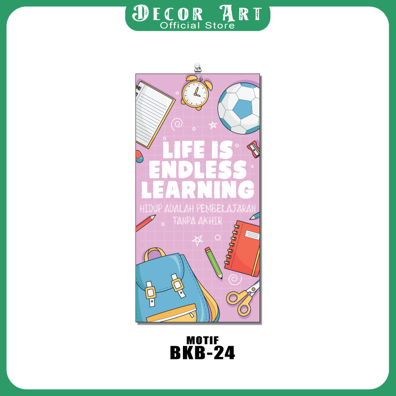 Jual Decor Art 15x30 Cm - Wall Decor Dekorasi Hiasan Dinding Kata Motivasi Anak Gambar Untuk Di ...