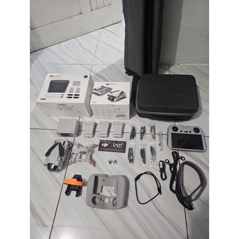 Jual Dji Mini 3 Pro Dji Rc Drone COMBO FLY MORE KIT | Shopee Indonesia