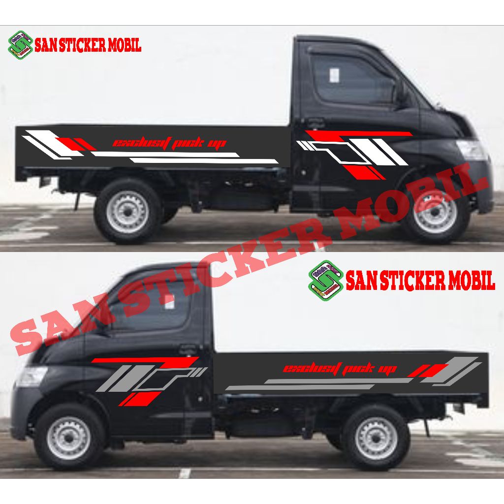 Jual 0940 cutting sticker mobil grand max pick up custom nama bisa ...