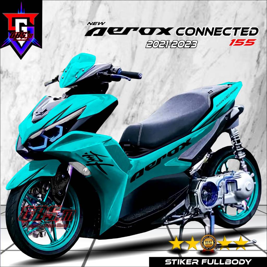 Jual Terbaru Stiker Decal New Aerox 155 Connected 2021 2022 2023 ...