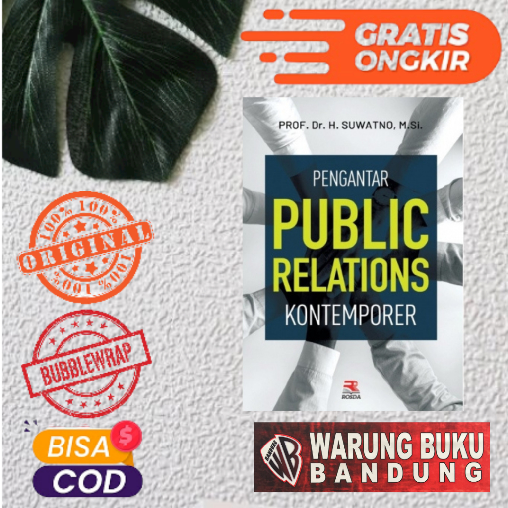 Jual Buku Pengantar Public Relations Kontemporer Prof Dr H Suwatno