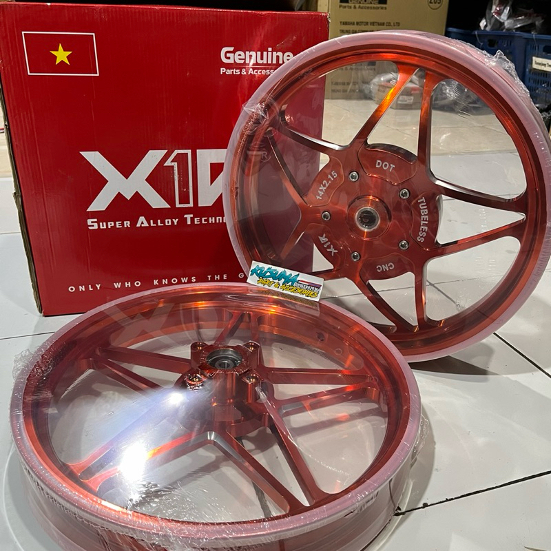 Jual Velg X1R Orange for Yamaha original Vietnam mio sporty,mio smaile ...