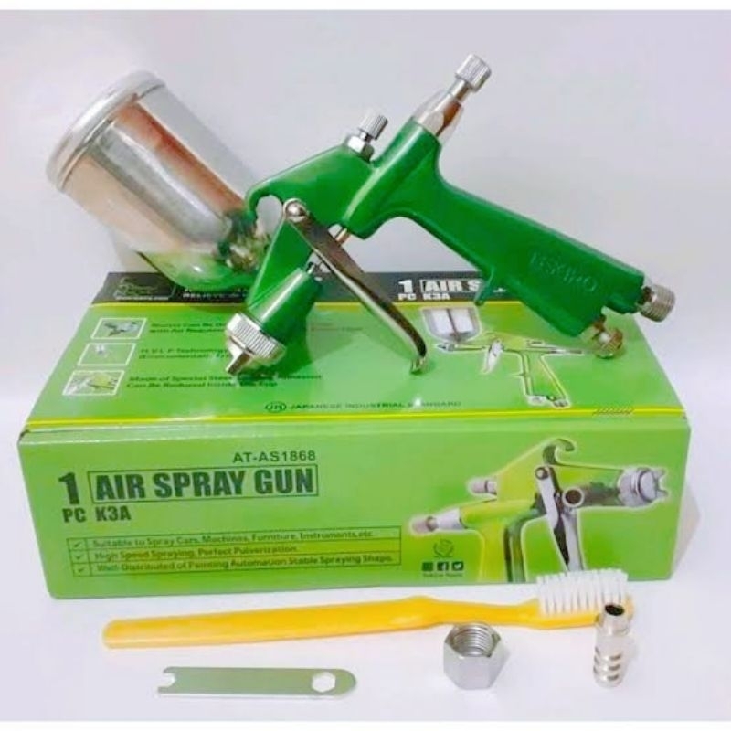 Jual Spray Gun K3 Tekiro cat - Spray gun K3 Tabung Atas | Shopee Indonesia