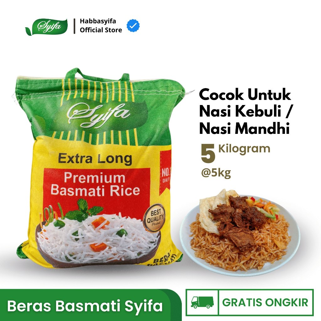Jual Beras Basmati Perfect Rice Asli Ektra Long Premium Beras Kebuli ...