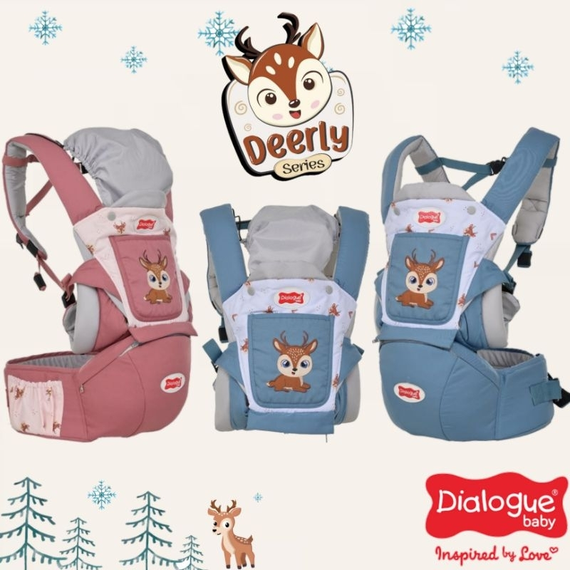 Jual Dialogue Baby Gendongan Hipseat Carrier 9in1 Deerly Series ...