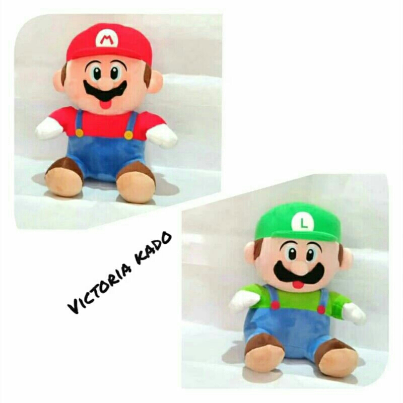 Jual Boneka Mario Bross Luigi L ( harga 1 pc) | Shopee Indonesia