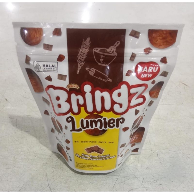 Jual Kukis Rasa Cokelat / Chocolate Flavored Cookies Bringz Lumier ...