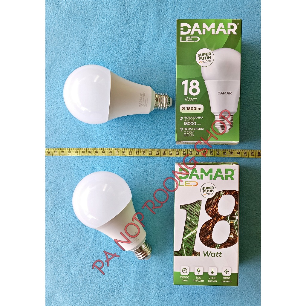 Jual LAMPU LED 18W DAMAR 7200K PUTIH | Shopee Indonesia