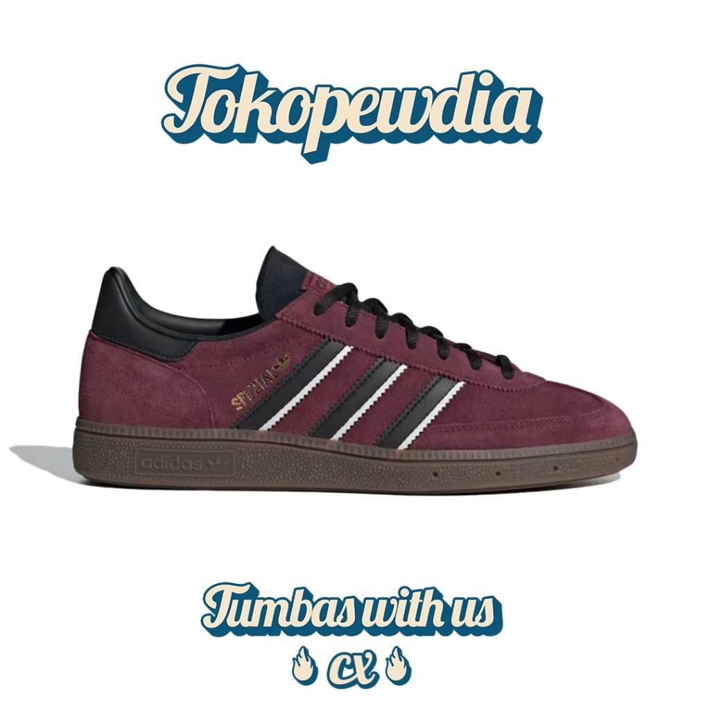Jual Adidas Handball Spezial Red Maroon Black Crystal White (IG6184 ...