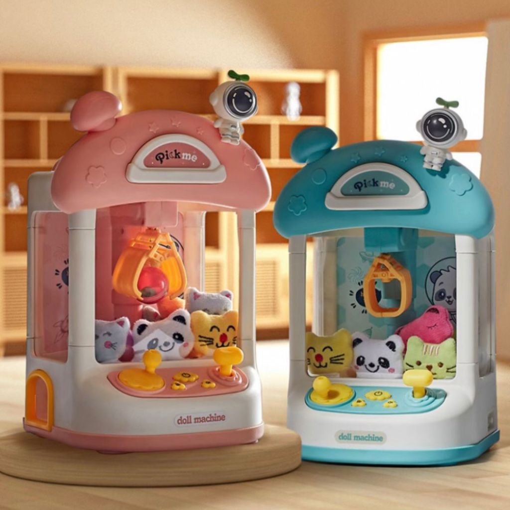 Jual [JUALSEMUA18](6739) Mainan Capit Boneka Mini / Mesin Claw Game ...