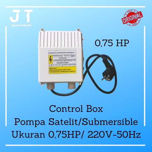 Jual Control Box Pompa Satelit/Submersible Ukuran 0,75HP/ 220V-50Hz ...