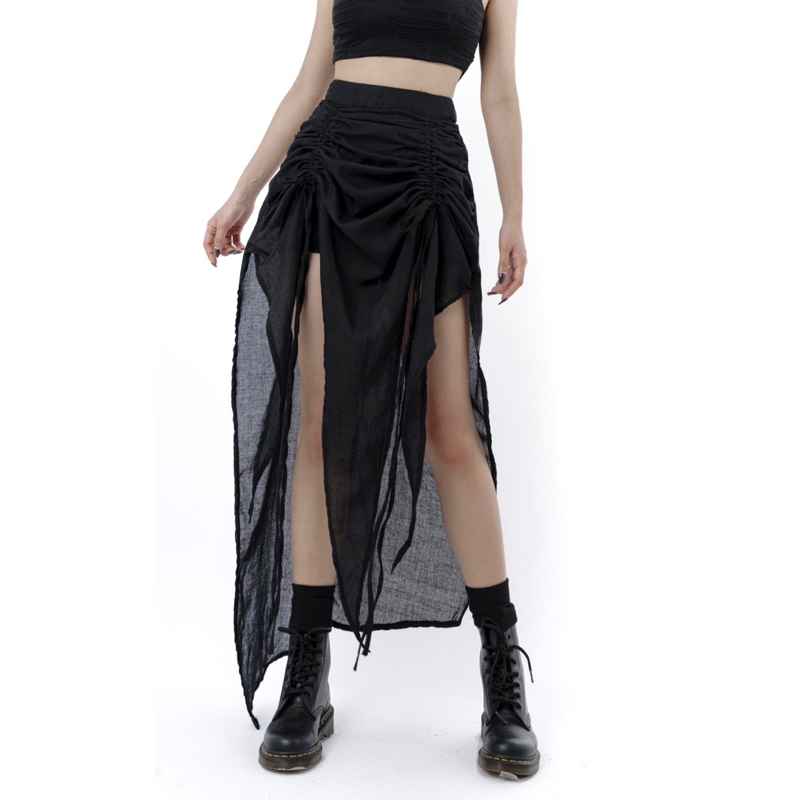 Jual Amara Skirt (Incl. Inner) | Drawstring Skirt | Rok Serut Midi ...