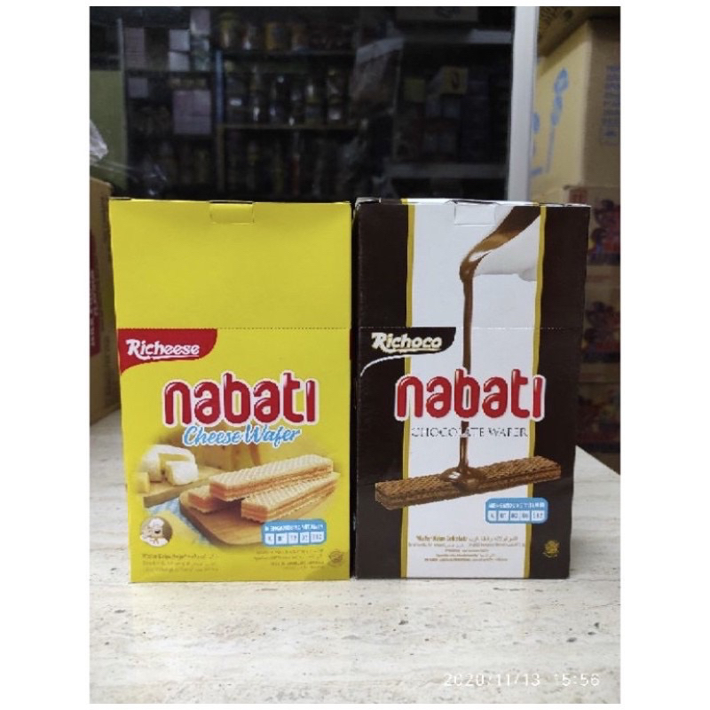 Jual Nabati Wafer 7.5 gram isi 20 / Nabati Richoco Wafer | Shopee Indonesia