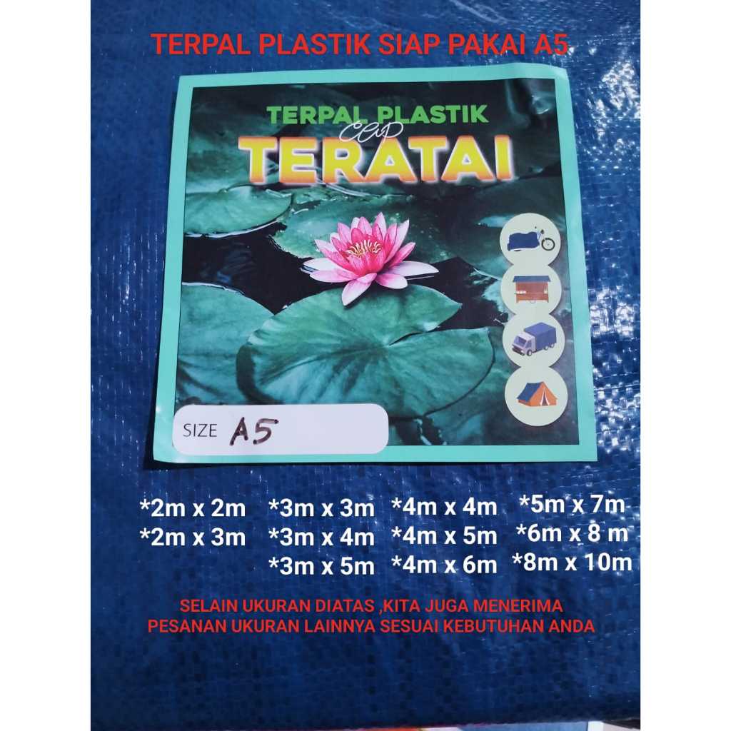 Jual TERPAL PLASTIK A5 Ukuran 2 x 3 Meter Terpal Plastik Terpal Tenda ...