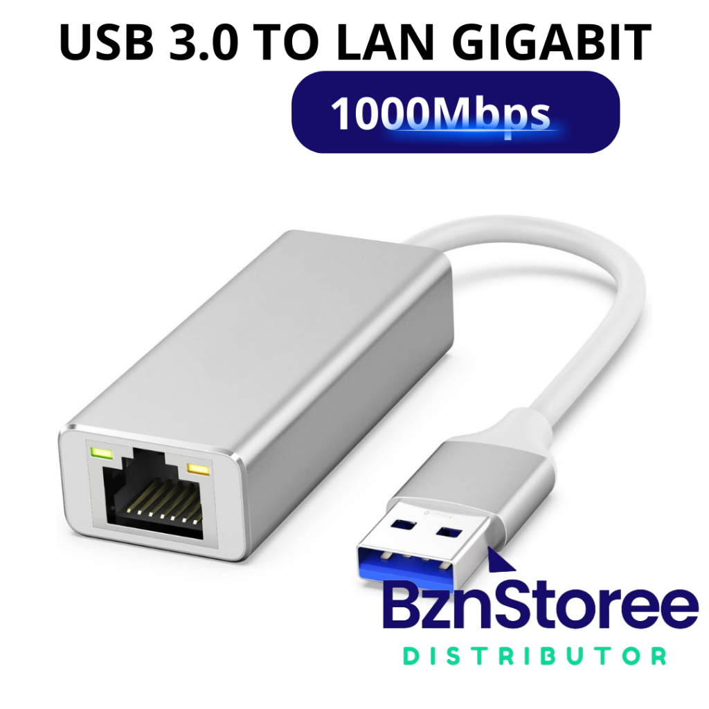 Jual USB 3.0 To Lan 1000Mbps to RJ45 IBLINK Converter Adapter Ethernet ...