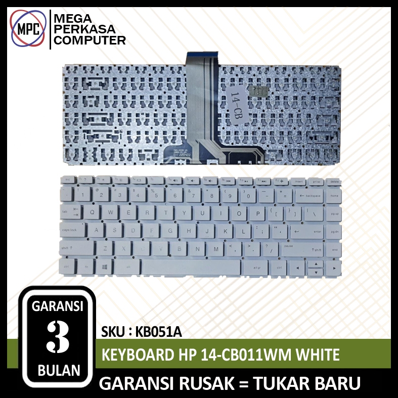 Jual Keyboard HP Stream 14-CB 14-CB010DS 14-CB010NR 14-CB011DS Putih | Shopee Indonesia