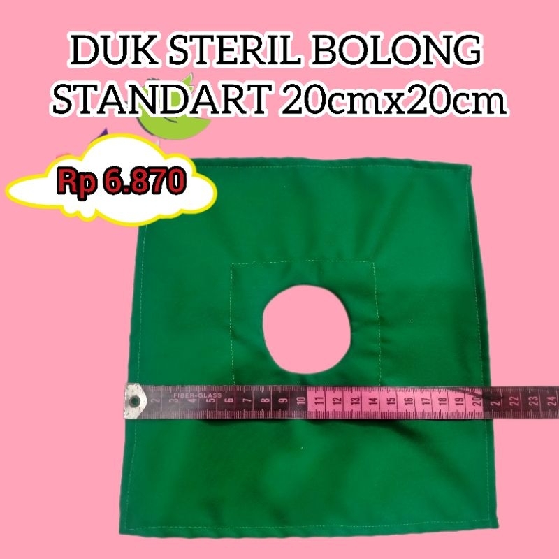 Jual DUK STERIL BOLONG 20X20 MURAH/DUK OPERASI STERIL BOLONG | Shopee ...