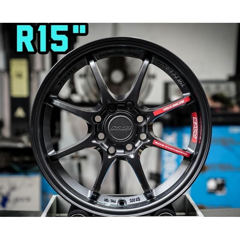 Jual New Velg mobil Rays CE28 R15 pcd 4x100 ET 42 lebar 6,5 inch Velg racing ring 15 mobil Brio ...