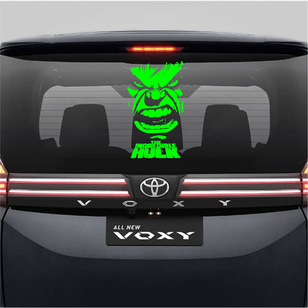 Jual stiker hulk stiker mobil cutting sticker the incredible hulk kaca ...
