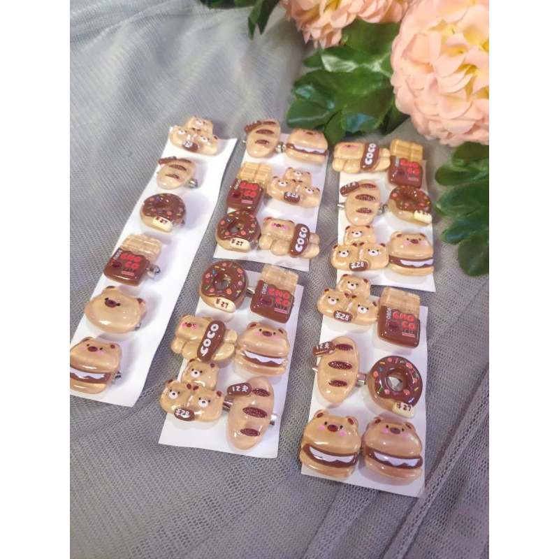 Jual Bros isi 12 coklat kue bening set/ pin fancy choco roti | Shopee ...