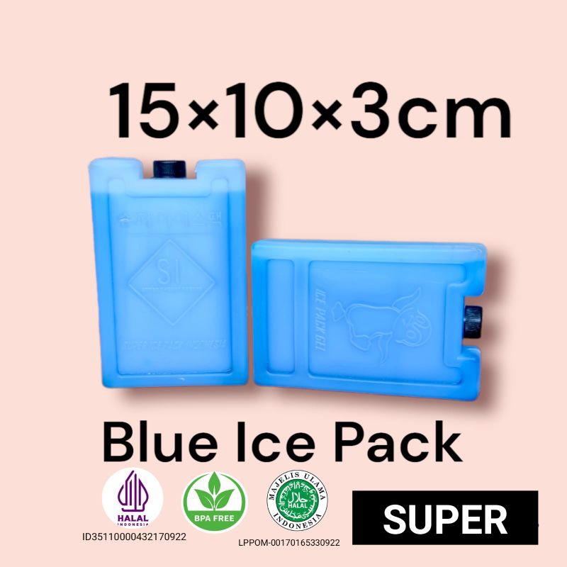 Jual ice pack 15×10×3 cm blue ice pack gel Thermafreeze - pendingin ...